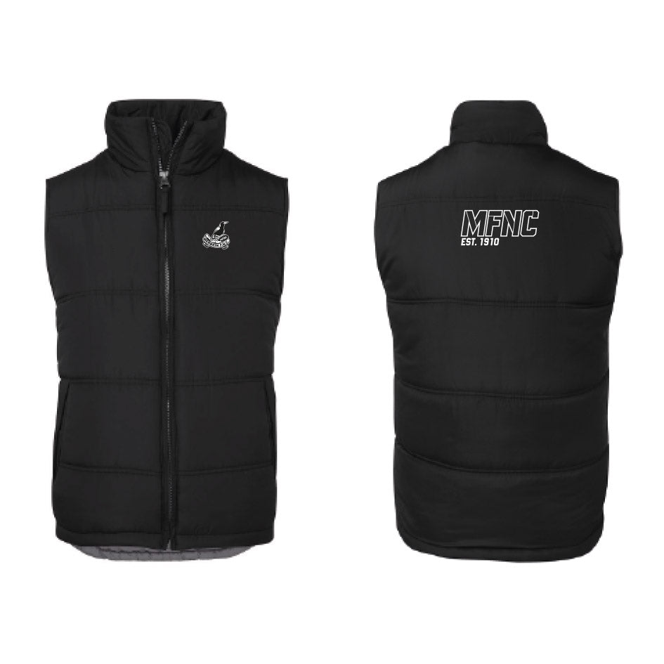 MFNC PUFFER VEST – Exposed Signage and Apparel